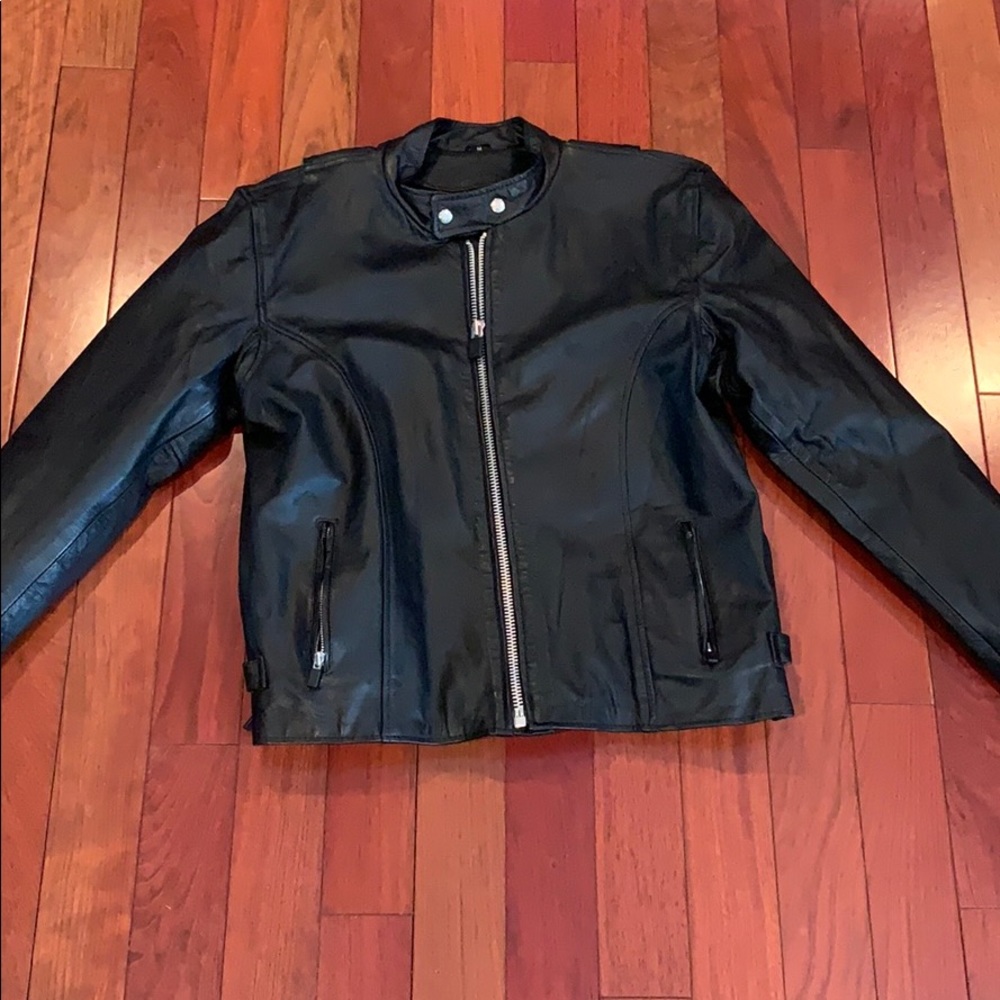 Interstate Leather Motorcycle Jacket - Gem